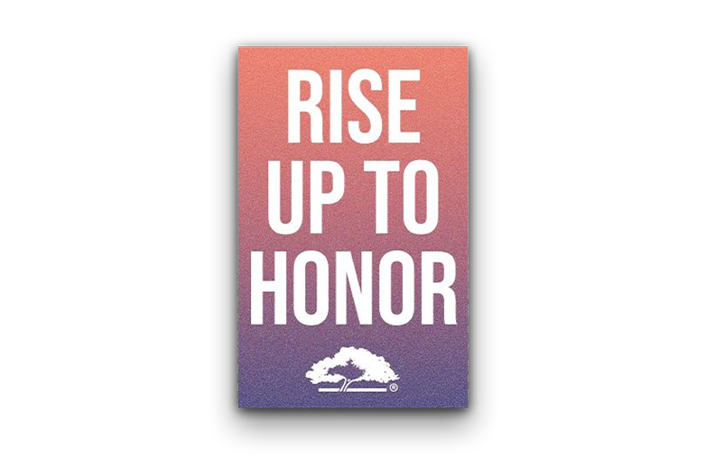 Rise up to Honor Sticker – Memorial Store
