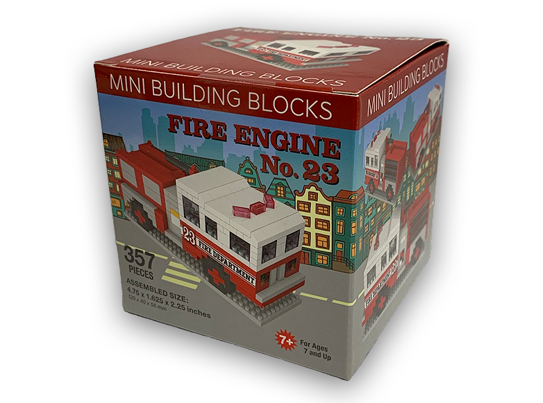 Mini Blocks Fire Truck – Memorial Store
